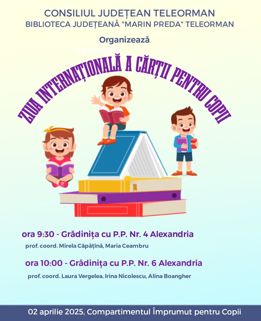 Ziua Internațională a Cărții pentru Copii - Biblioteca Judeteana "Marin ...
